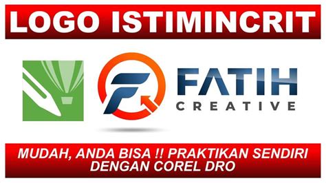 Membuat Logo Di Corel Draw Mudah Dipahami Tutorial Corel Draw Bahasa I Tutorial Draw Logo