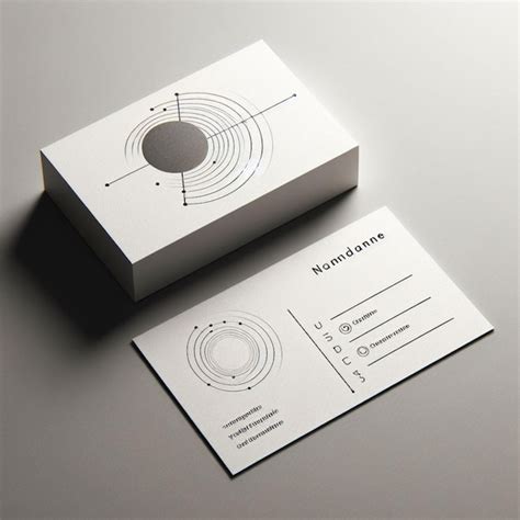 Premium Photo Minimalist And Simple Business Card Design