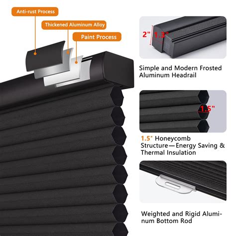 Persilux Custom Blackout Cellular Shades Cordless