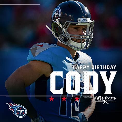 Happy Birthday Cody Hollister 🍪🎉 Tennessee Titans