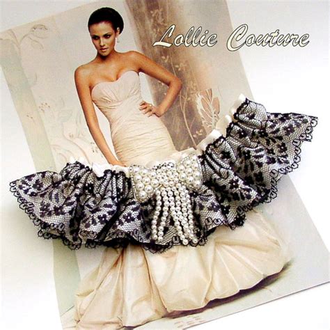 Wedding Bridal Garters Rhinestones And Pearls Keepsake And Toss