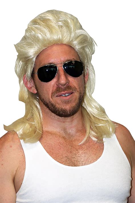 Blonde Mullet Wig Letz Party