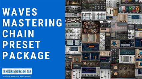 Waves Mastering Presets Mix And Master My Song