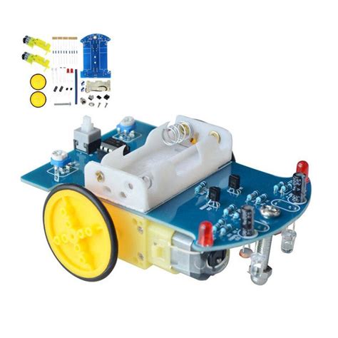 Jual 1set Robot Tracking Line Follower Smart Car Line Tracking Robot