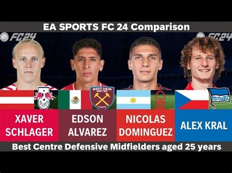 Top Centre Defensive Mids Aged Schlager Vs Alvarez Vs Dominguez Vs Kral Ea Fc