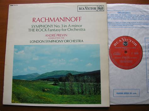 Rachmaninov Symphony No 3 The Rock Previn London Symphony Orches