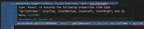 V2411 Vscode Ccresourcesload 加载总是语法报错，但是可以运行 Creator 2x Cocos中文社区
