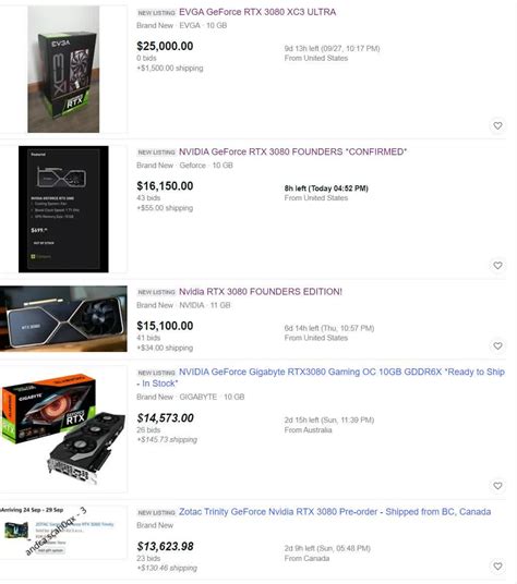 Scalpers Are Selling RTX Cards On EBay For Thousands Of Dollars Nvidia Taking Action