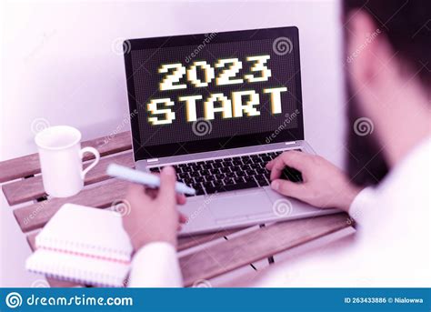 Writing Displaying Text 2023 Start Business Concept Remembering Past Year Events Main Actions