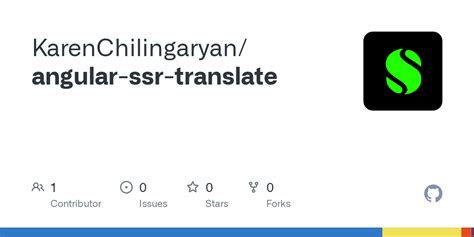 Github Karenchilingaryanangular Ssr Translate