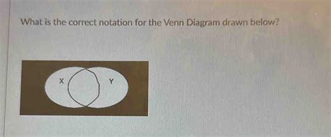 What Is The Correct Notation For The Venn Diagram Drawn Below Others