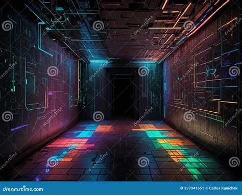 A Multicolored Structural Design Of A Glitch In The Matrix With Hidden Symbols And Codes That