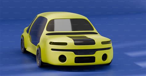 파란색 배경에 노란색 장난감 자동차 사진 Unsplash의 자동차 이미지