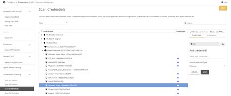 Scan Configuration Enhancements Alert Logic Support Center