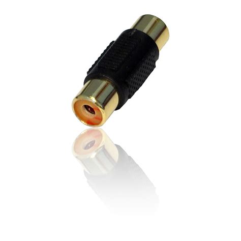 อะแดปเตอร์แปลงหัวต่อสายสัญญาณเสียง ภาพ Single Rca Phono Coupler Female