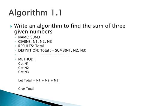 algorithms part ppt download