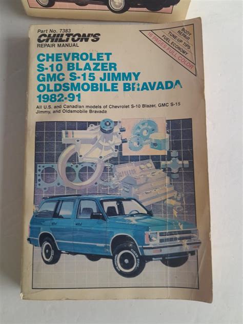 Chiltons Repair Manuals Chevy Full Size 1968 92 And S 10 Blazer