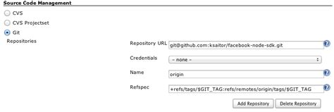 parameterized jenkins build for rollback purposes