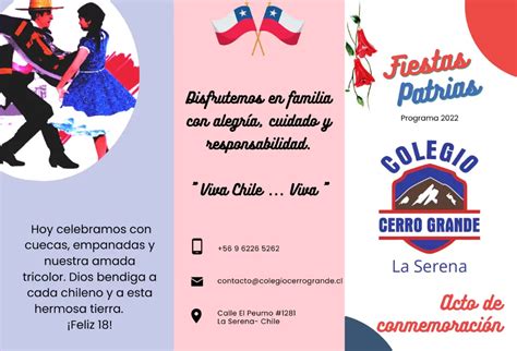 Acto De Fiestas Patrias Colegio Cerro Grande La Serena