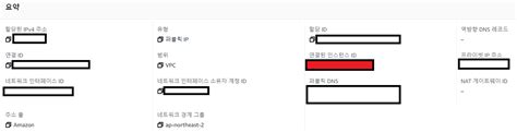 AWS 탄력적 IP 설정 EIP Elastic IP Address