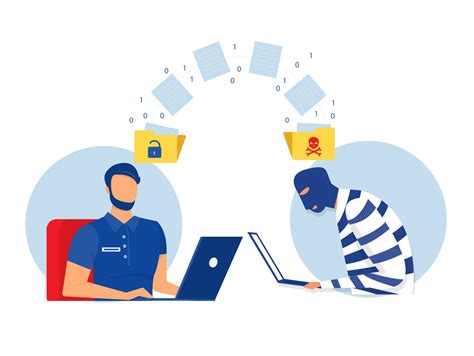 Hacker Steal Data And Personal Information Concept Vector 3338974