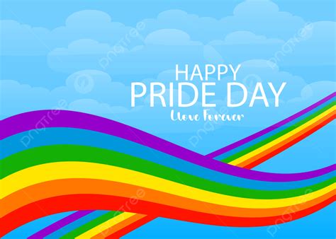 Happy Pride Day Flag Design Free Vector Background Pride Day Pride