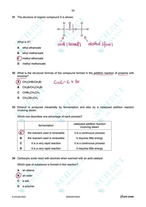 Igcse 2023 Febmar Paper 0620 With Explained Answers Rigcse