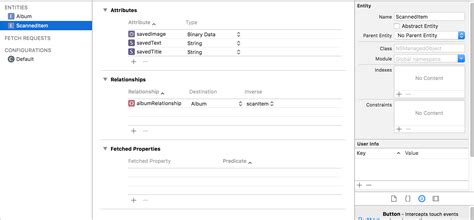 Ios Swift Core Data Relationship Album Style Stack Overflow