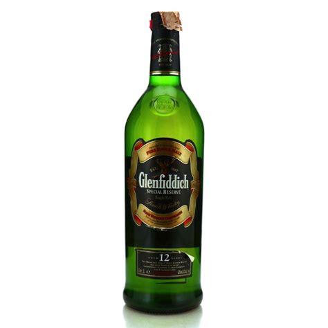 Glenfiddich 12 Year Old Special Reserve 1 Litre Pre 2007 Whisky