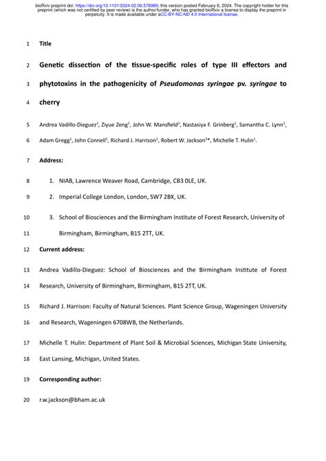 Pdf Genetic Dissection Of The Tissue Specific Roles Of Type Iii