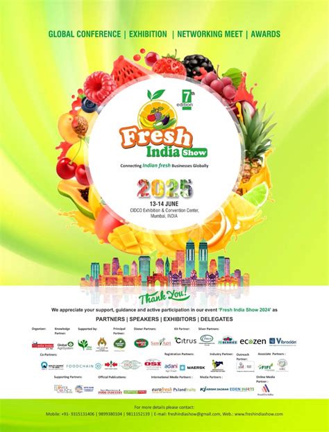 Freshindiashow Freshproduce Industryevents Mumbai2025 Savethedate