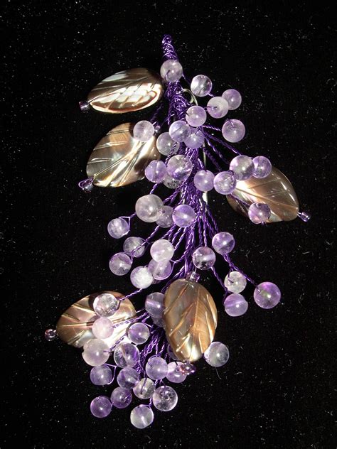 Веточка из аметиста | Jewelry, Brooch