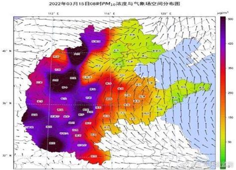 沙尘中午抵京！下午至夜间局地将达重度以上污染水平浓度部分