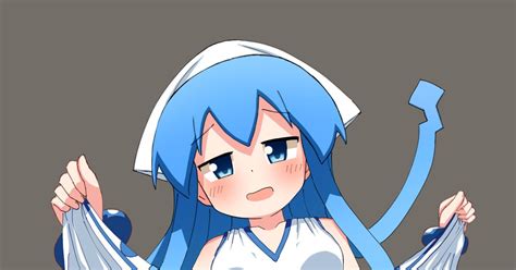 イカ娘 たくし上げ もすびのイラスト Pixiv