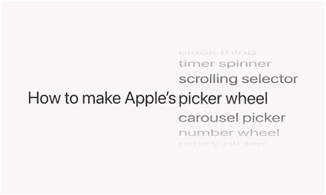 Apple Picker Wheel Figma