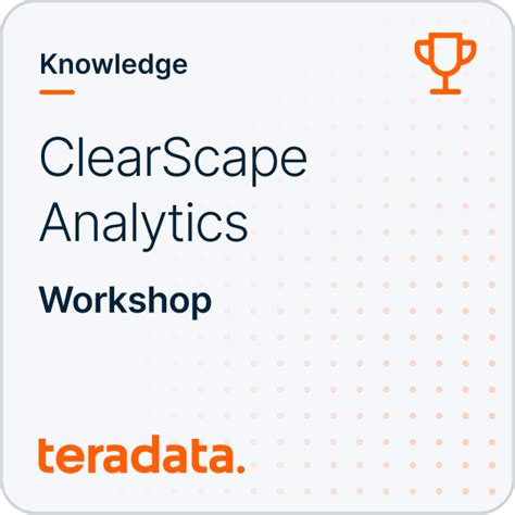 Clearscape Analytics Workshop Multi Year Credly