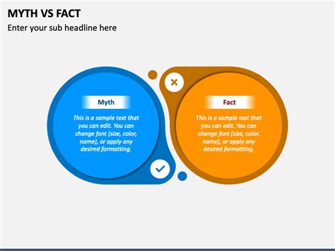 Myth Vs Fact PowerPoint And Google Slides Template PPT Slides