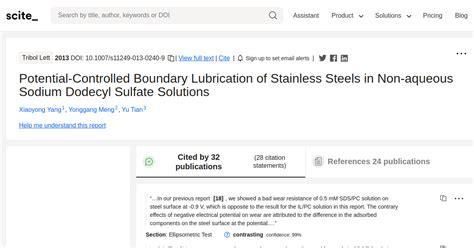 Potential Controlled Boundary Lubrication Of Stainless Steels In Non