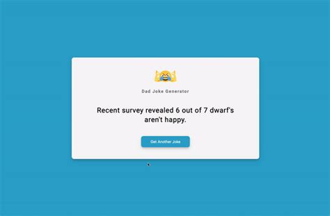 GitHub Xyzuka Dad Joke Generator A Simple Webapp That Generates Dad Jokes