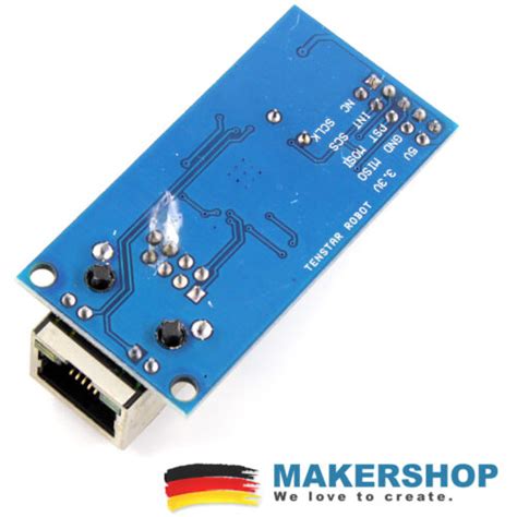 Wiznet W5500 Ethernet Shield Spi Adapter Tcp Udp Rj45 Arduino Esp8266