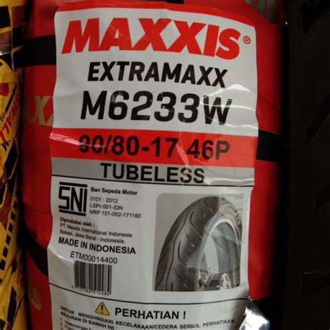 Jual Ban Maxxis M W Tubeles Velg Ring Shopee Indonesia