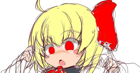 パンチラ ルーミア捕食失敗 はぐれ桜餅のイラスト Pixiv