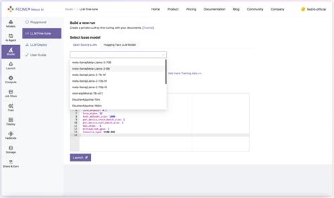 Zero Code And Serverless Llama Fine Tuning Powered By FEDML Nexus AI