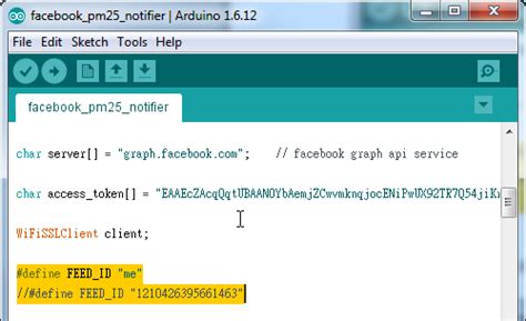 Ameba Arduino Rtl8195am Let Ameba Post Articles On Facebook Wall