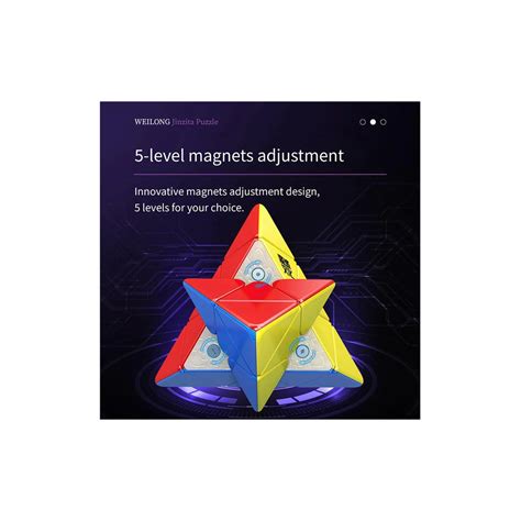 Moyu Weilong Pyramid Maglev Cube Stickerless Cubuzzle