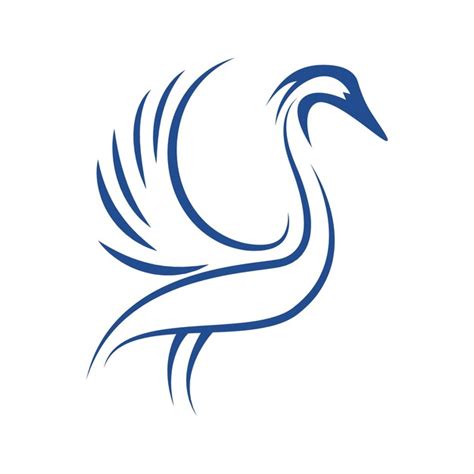 Premium Vector Heron Logo Icon Design Illustration