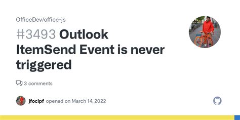 Outlook Itemsend Event Is Never Triggered Issue Officedev