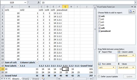 Excel Combining Results Of Sql Queries In Adjacent Columns Stack Overflow