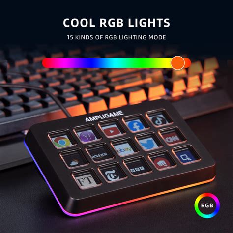 FIFINE AmpliGame D Control Pad With Customized Keys And Software