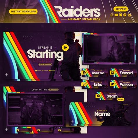 Arc Raiders Stream Overlay Etsy
